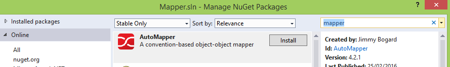 Some Useful Tips While Using Automapper In C#