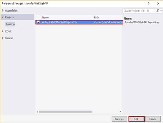 Using Autofac With Web API