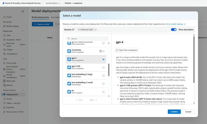 Using Azure OpenAI in a Logic App Workflow