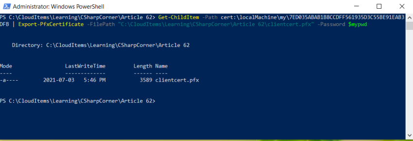 Using Certificates For API Authentication In .NET 5