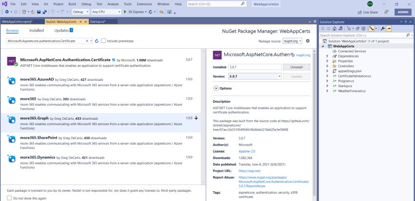 Using Certificates For API Authentication In .NET 5