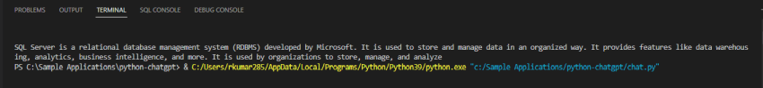 Using ChatGPT With Python