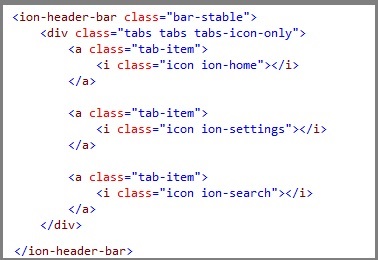 Using Ionic Tabs Control Classes In Visual Studio 2015