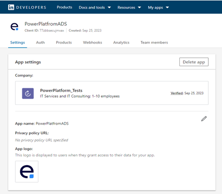 Using LinkedIn API in Power Automate