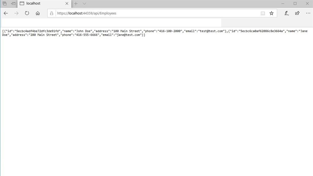 Using MongoDB With ASP.NET Core Web API