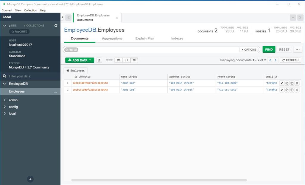 Using MongoDB With ASP.NET Core Web API