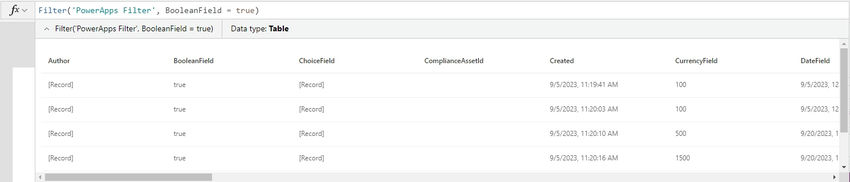 Using Powerapps Filter Function For All Sharepoint List Columns