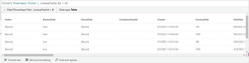 Using Powerapps Filter Function For All Sharepoint List Columns