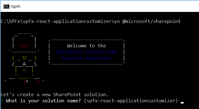 Using React Components In Spfx Extension Application Customizer