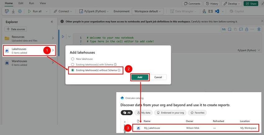 Using Spark to Read and Write Data in Microsoft Fabric Data Warehouse