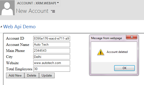 Using Xrm Webapi In Dynamics 365 Crm