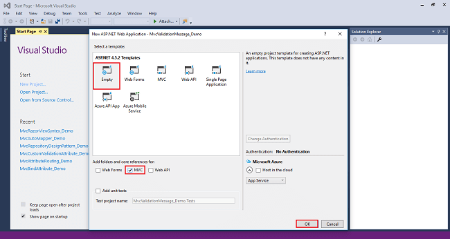 Validation Message And Validation Summary In ASP.NET MVC