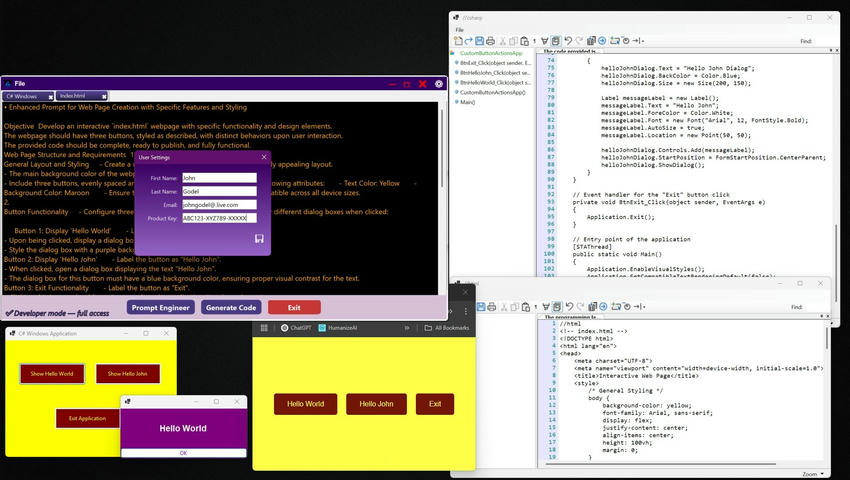 Vibe Coding Proof of Concept — Powered by AlbertAGPT Beta 4