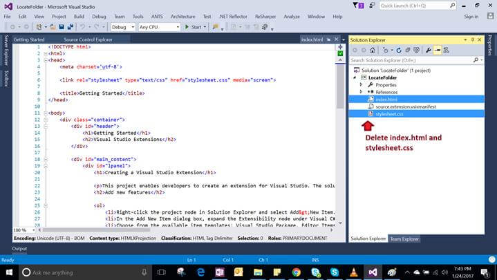 Visual Studio Extensibility - Creating Your First Visual Studio VSIX Package - Day One