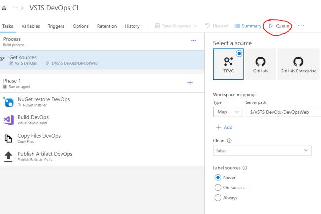 Vsts Devops Quick Guide To Setup Vsts Continuous Integration 6191