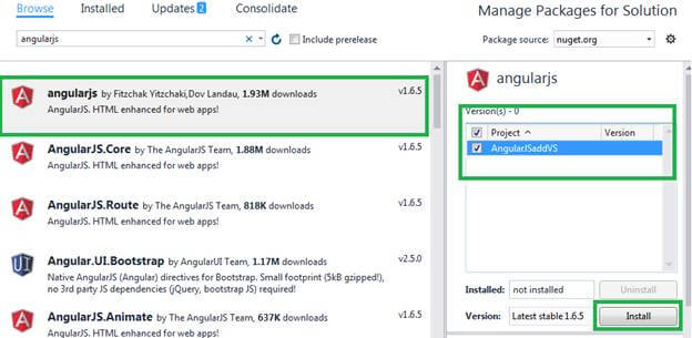 Way Of Adding Angular In Visual Studio 2017 With a Simple Method