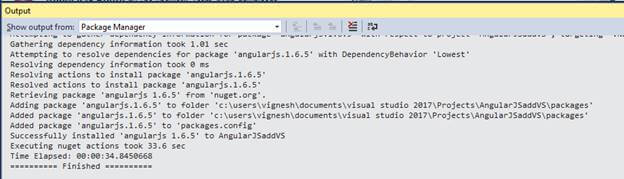 Way Of Adding Angular In Visual Studio 2017 With a Simple Method