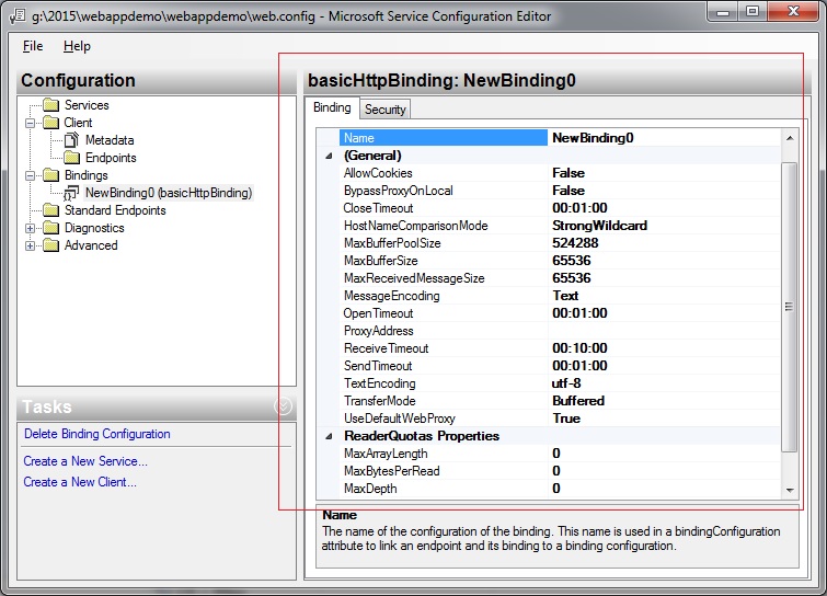 WCF - Service Configuration Editor WCF - Service Configuration Editor