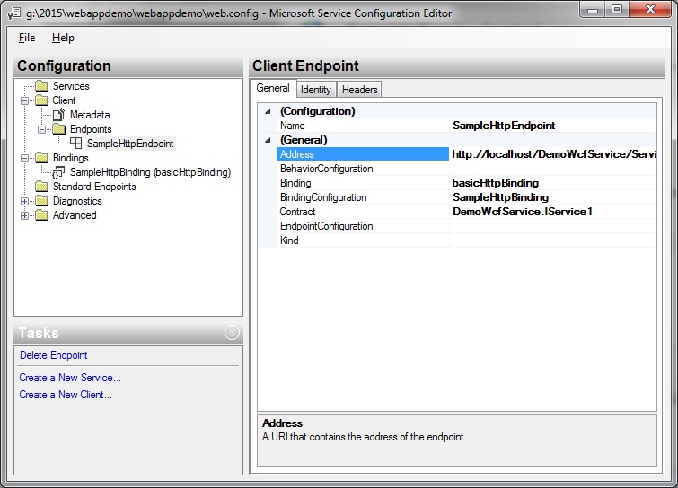 Wcf Service Configuration Editor