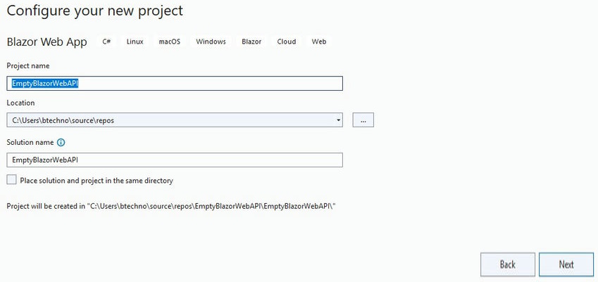 Web API Service Call Function In Blazor Component