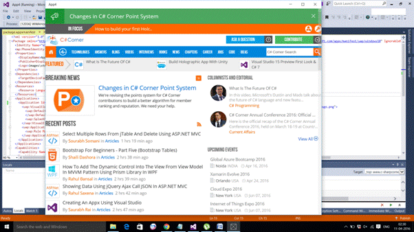 Web Hosted UWP App Web Hosted UWP App