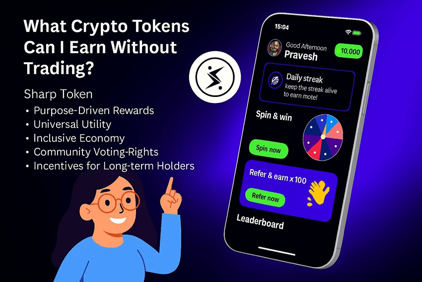 What Crypto Tokens Can I Earn Without Trading