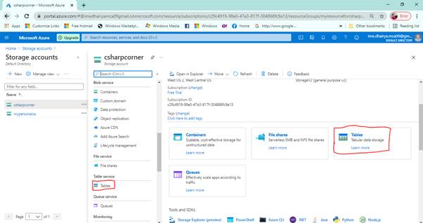 What Is Azure Table Storage