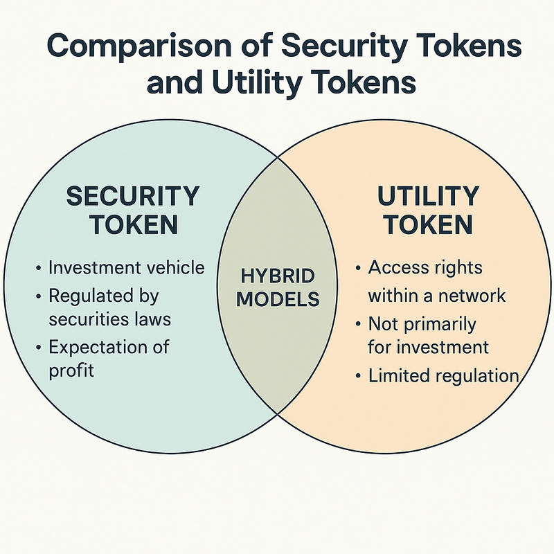 What is the Difference Between a Security Token and a Utility Token?
