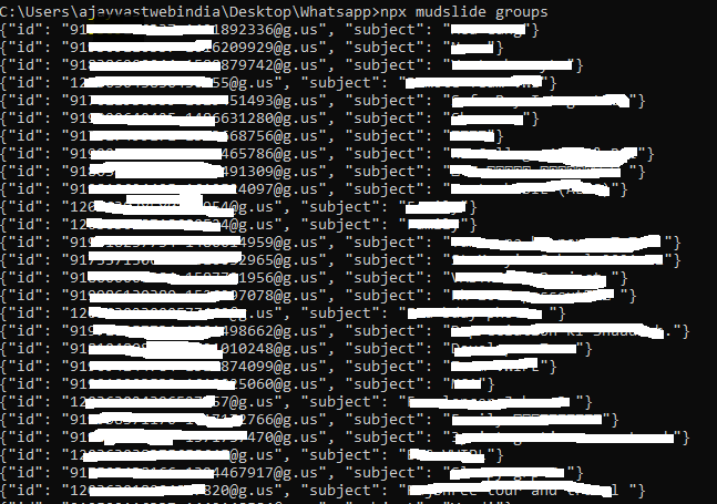 Whatsapp Message Using Commandline 3790