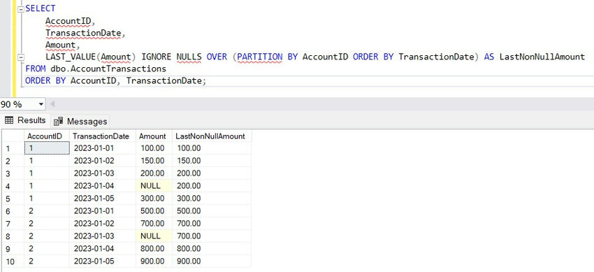 Windowing Enhancements New T-SQL Enhancement in SQL Server