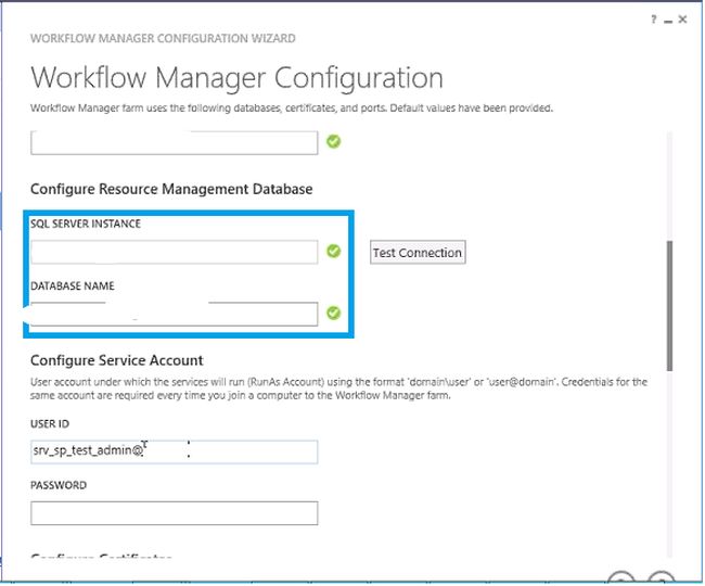 Workflow Manager Configuration For SharePoint Server 2013
