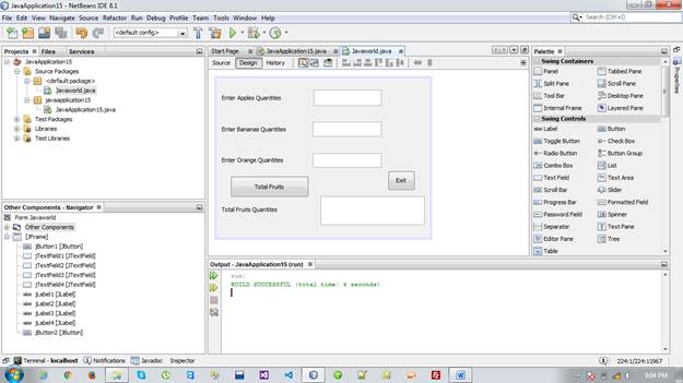 Working In NetBeans IDE (Integrated Development Environment)