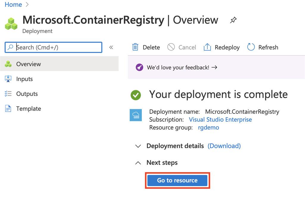 Working With Azure Container Registry