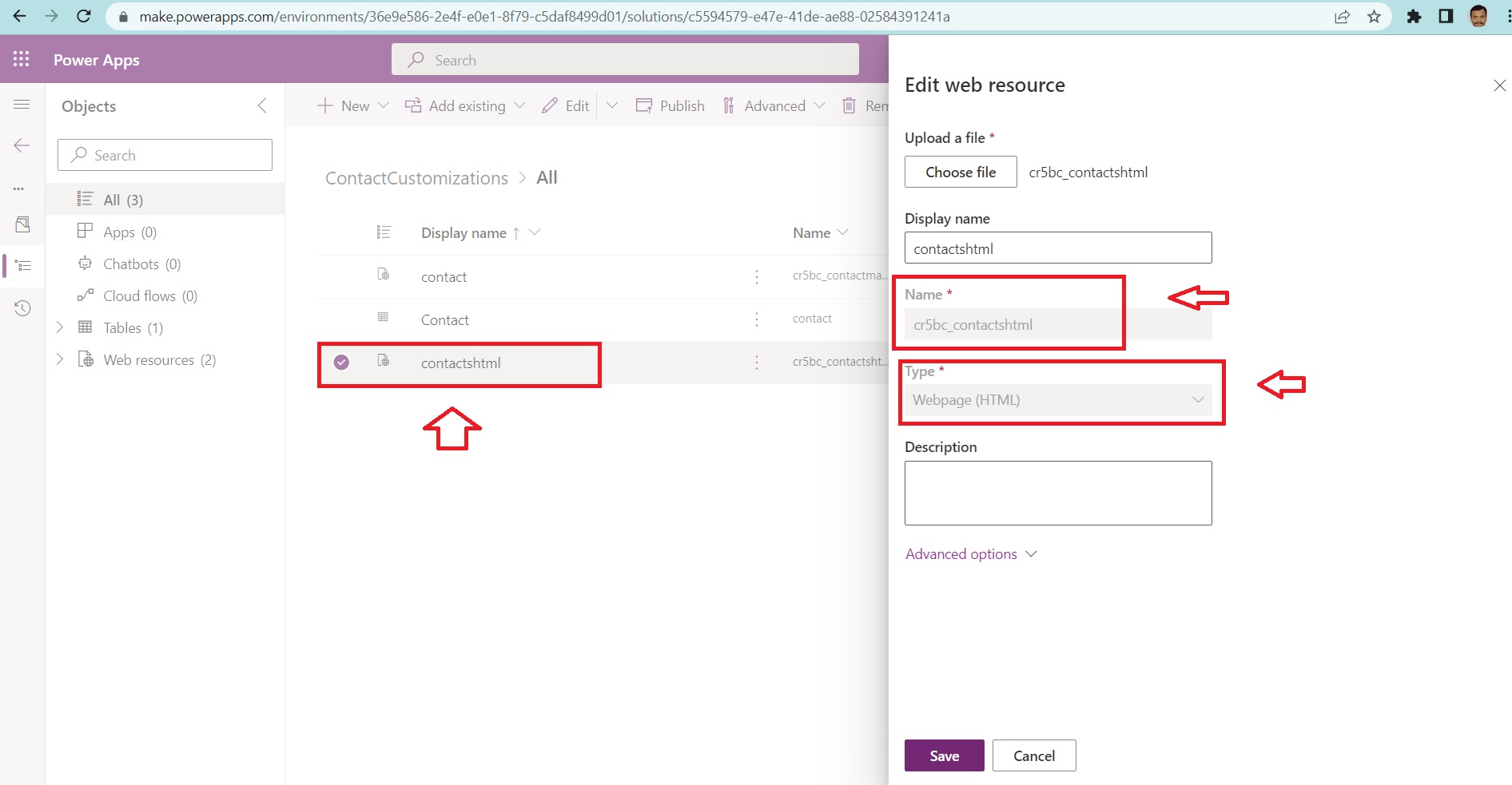 Working With HTML Webresource In Dynamics CRM