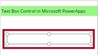 Working with Text Input Control in Microsoft PowerApps