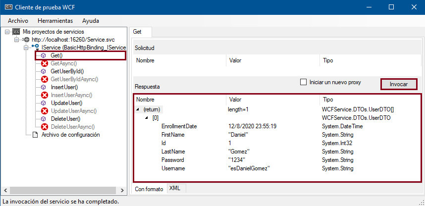 Working with WCF Services through ASP.NET and DotVVM (A step-by-step guide)
