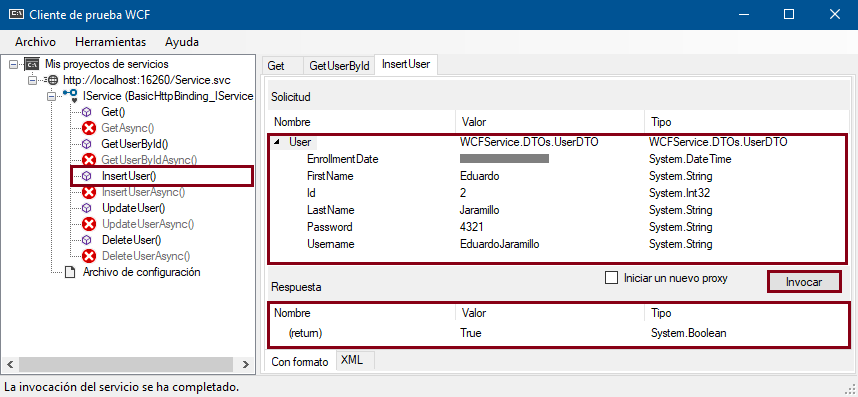 Working with WCF Services through ASP.NET and DotVVM (A step-by-step guide)