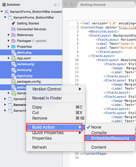 Xamarin.Forms - Bottom NavigationBar Xamarin.Forms - Bottom NavigationBar