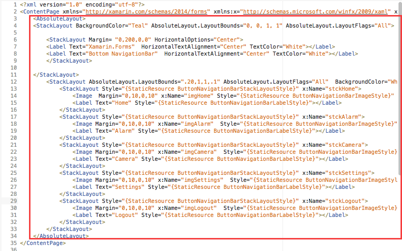 Xamarin.Forms - Bottom NavigationBar Xamarin.Forms - Bottom NavigationBar