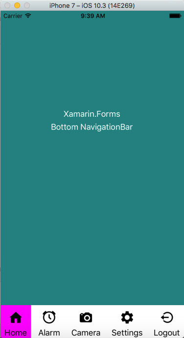 Xamarin.Forms - Bottom NavigationBar Xamarin.Forms - Bottom NavigationBar