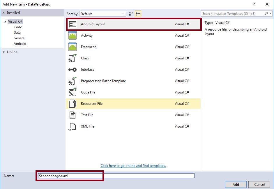 Xamarin Android Create Android App One Activity To Another Activity 2779