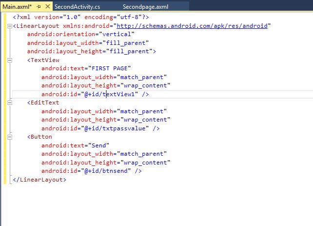 Xamarin Android Create Android App One Activity To Another Activity 9246