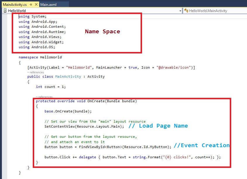 Xamarin Android - Create Hello World Application Xamarin Android - Create Hello World Application