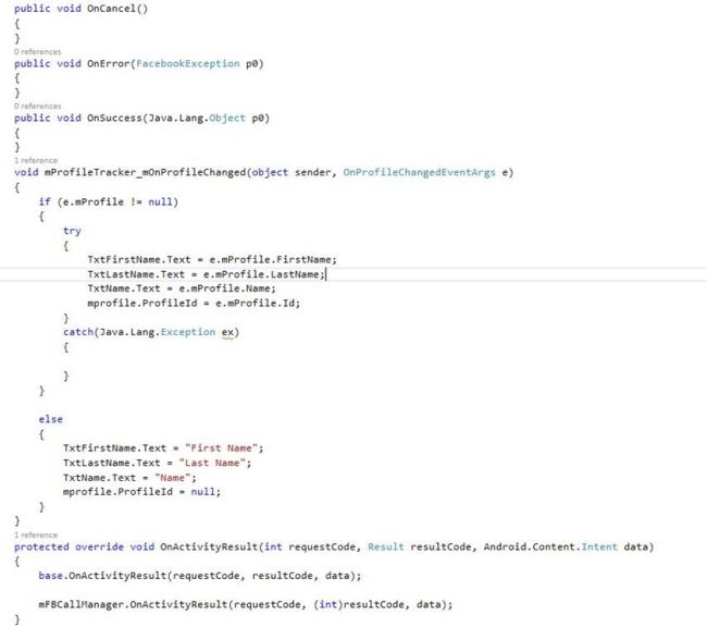 Xamarin Android - Login With Facebook Authentication