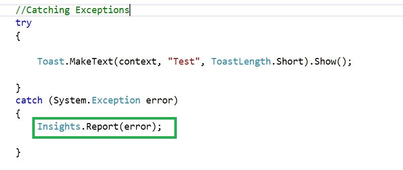 Xamarin Android - Working With Xamarin Insights