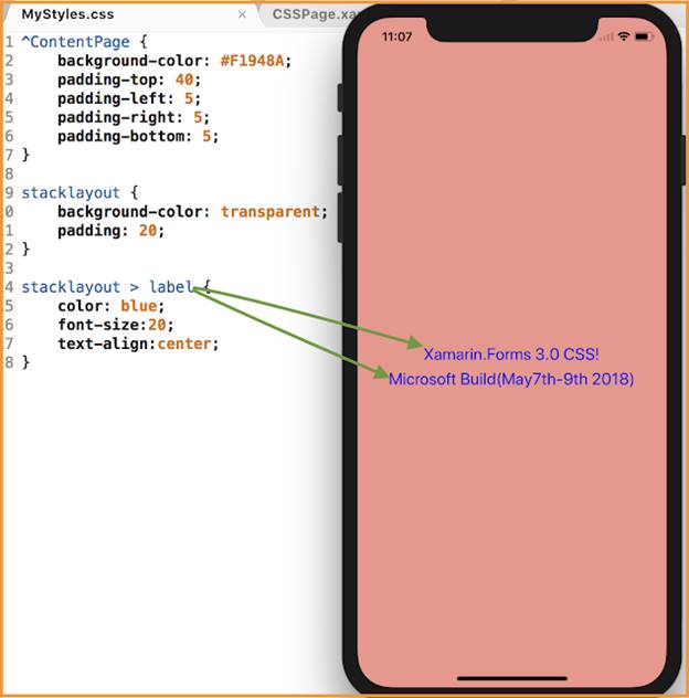 Xamarin.Forms 3.0 Features - CSS Support In XAML