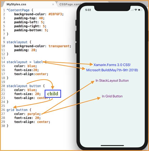 Xamarin.Forms 3.0 Features - CSS Support In XAML
