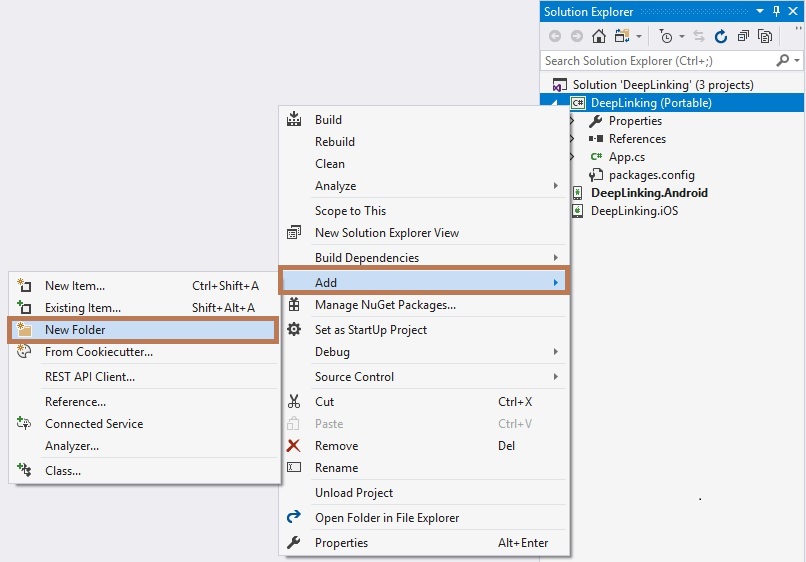 Xamarinforms Deep Linking Application Using Sqlite