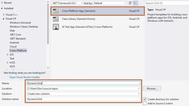 Xamarin.Forms - Dynamic GridView