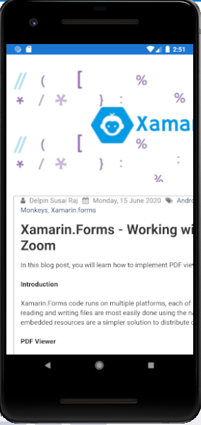 Xamarin.Forms - Enable Default Zooming In Webview Xamarin.Forms - Enable Default Zooming In Webview